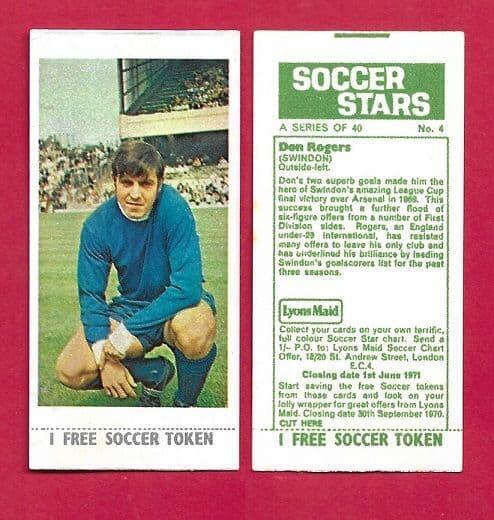Swindon Town Don Rogers 4 LMSS