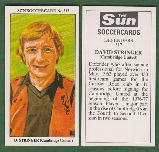 Cambridge United David Stringer