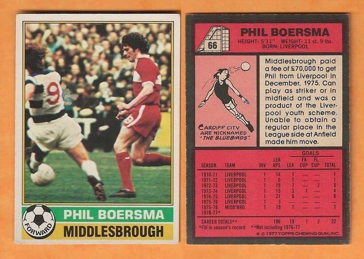 Middlesbrough Phil Boersma 66
