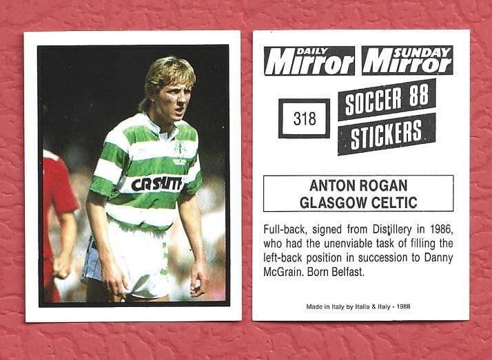 Glasgow Celtic Anton Rogan 318