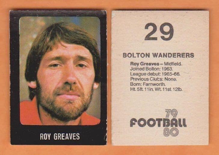 Bolton Wanderers Roy Greaves 29