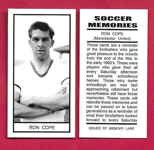 Manchester United Ronnie Cope SMP