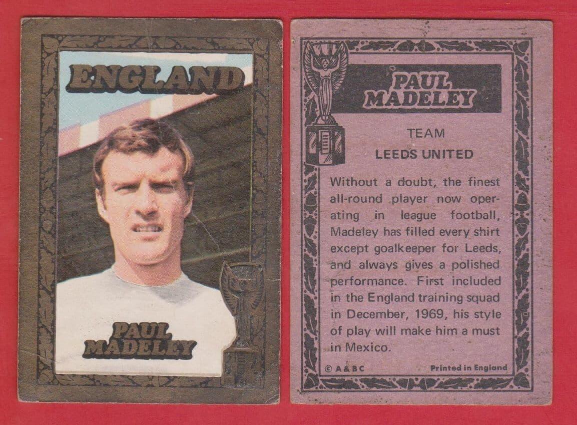 England Paul Madeley Leeds United E