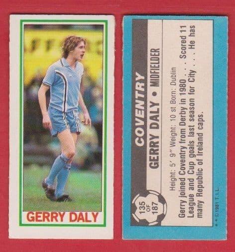 Coventry City Gerry Daly 135