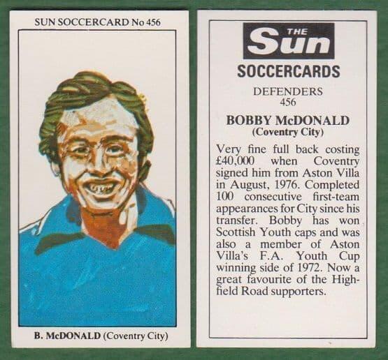 Coventry City Bobby McDonald