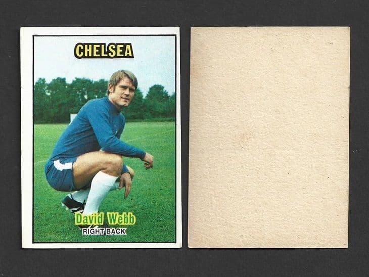 Chelsea David Webb AB&C 70-71 C11 ERROR CARD