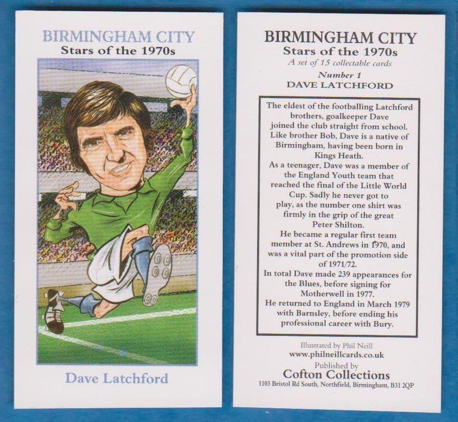 Birmingham City Dave Latchford 1