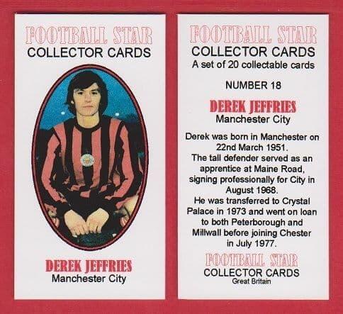 Football Star Collectors Cards