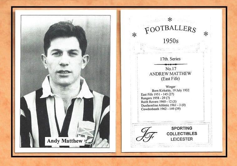 East Fife Andrew Matthew 17 17