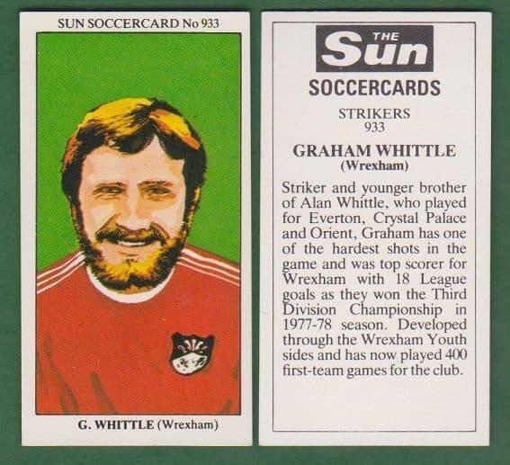 Wrexham Graham Whittle