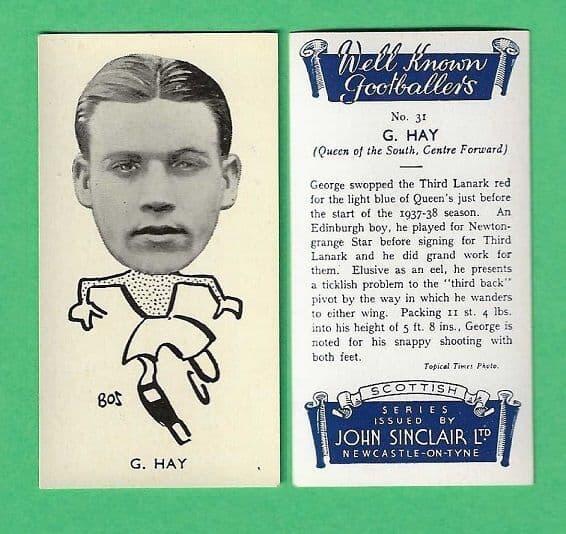 Queens of the South George Hay 31 JSWNFS