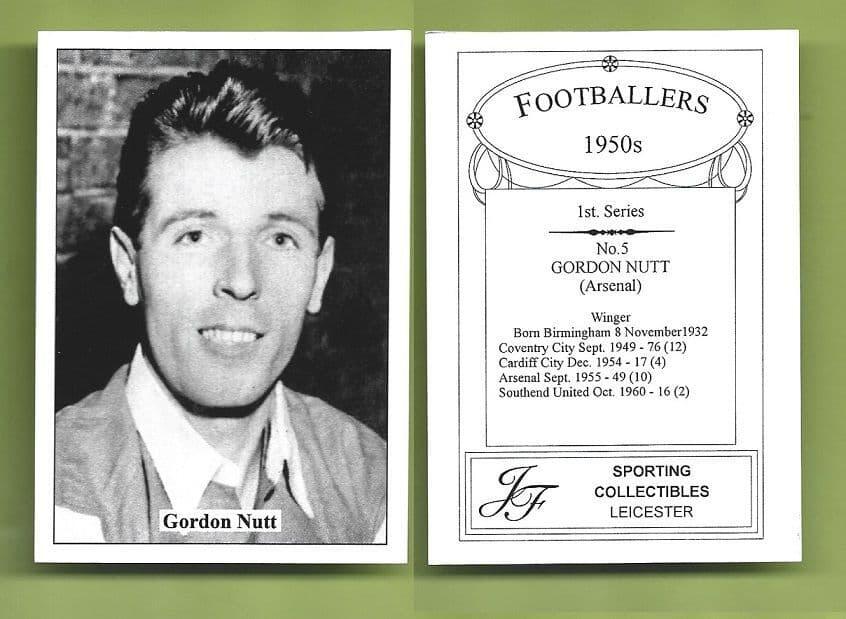 Arsenal Gordon Nutt 5 1