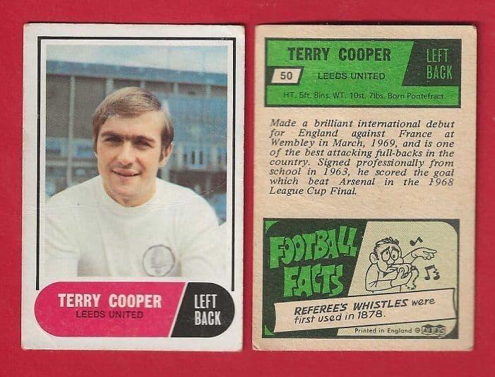 Leeds United Terry Cooper 50