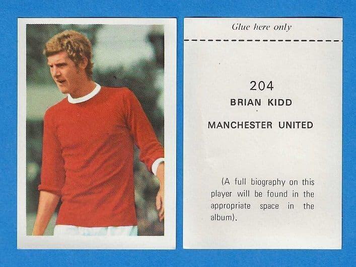 Manchester United Brian Kidd 204 70-71