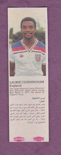 England Laurie Cunningham Real Madrid LT