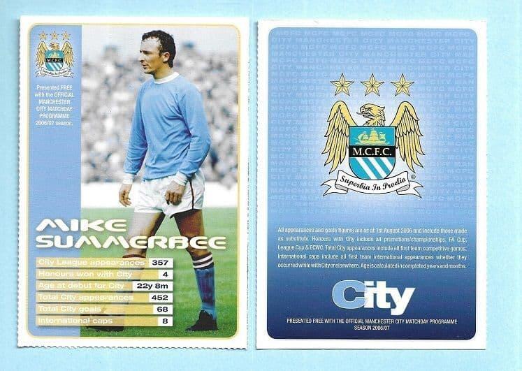 Manchester City Mike Summerbee TC