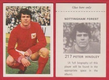 Nottingham Forest Peter Hindley