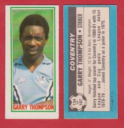 Coventry City Garry Thompson 134