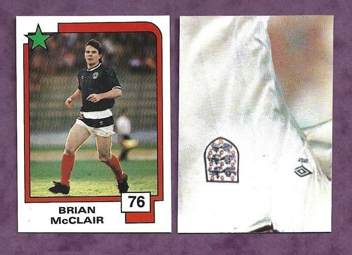 Scotland Brian McClair 76 IN