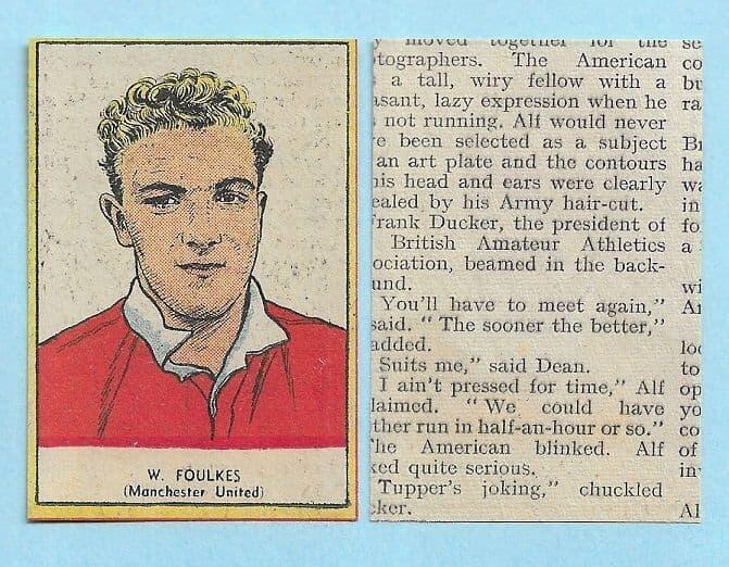 Manchester United Bill Foulkes England 1955