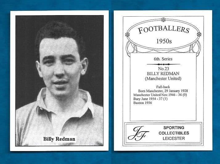 Manchester United Billy Redman 23 6