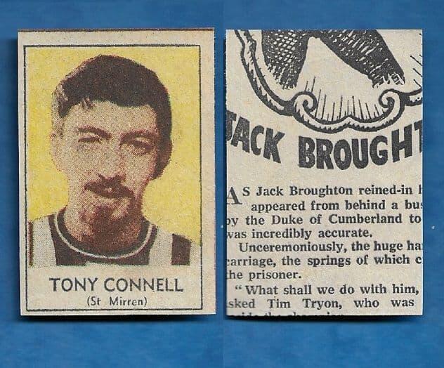 St Mirren Tony Connell 1970