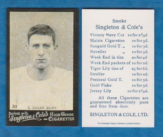 Bury Charlie Sagar England