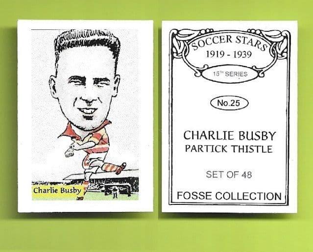 Partick Thistle Charlie Busby 25 FC15