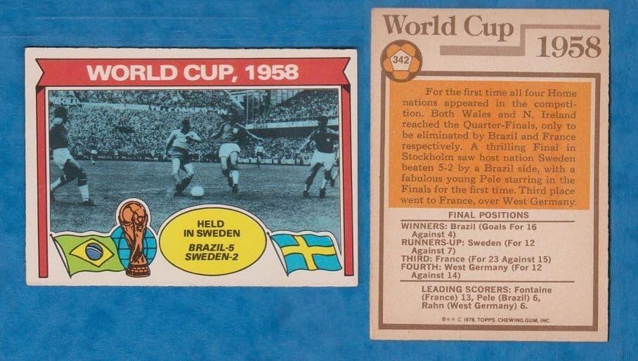World Cup 1958 Brazil v Sweden 342