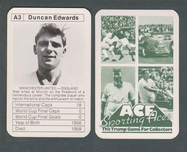 Manchester United Duncan Edwards England A3