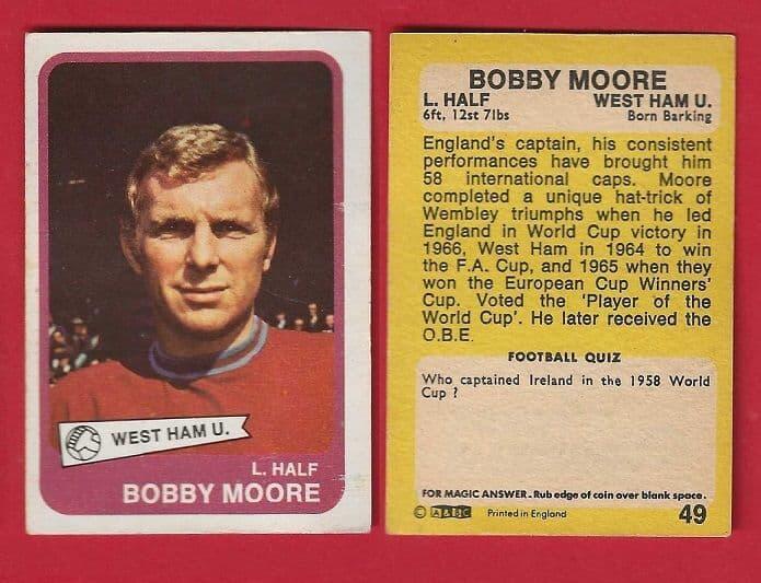 West Ham United Bobby Moore 49A