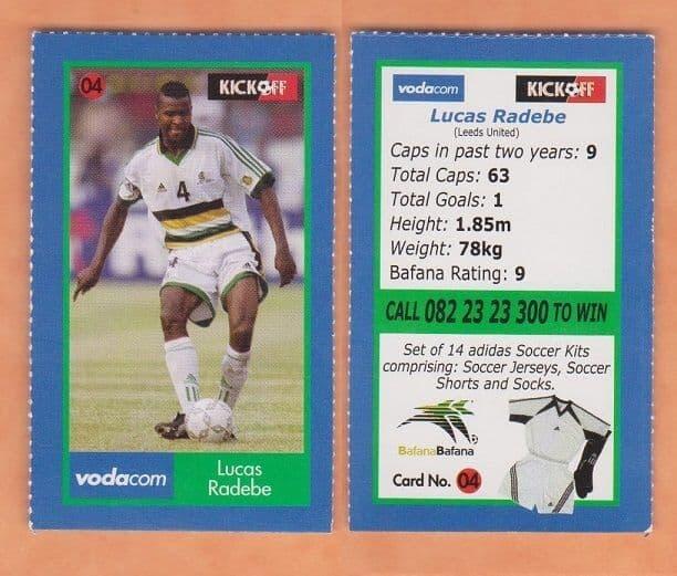 South African Lucas Radebe Leeds United 4