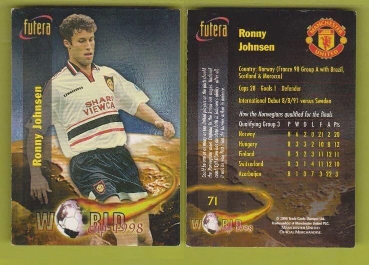 Manchester United Ronny Johnsen 71