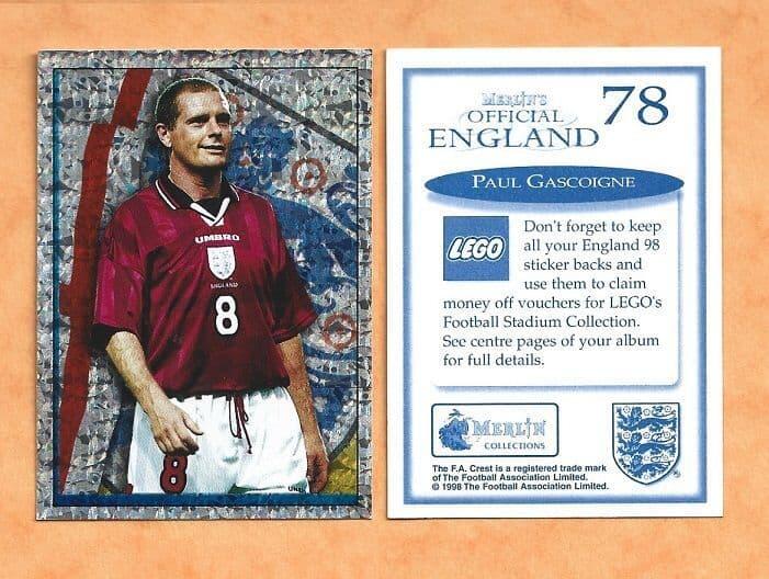 England Paul Gascoigne 78