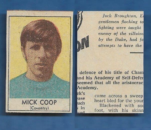 Coventry City Mick Coop 1970