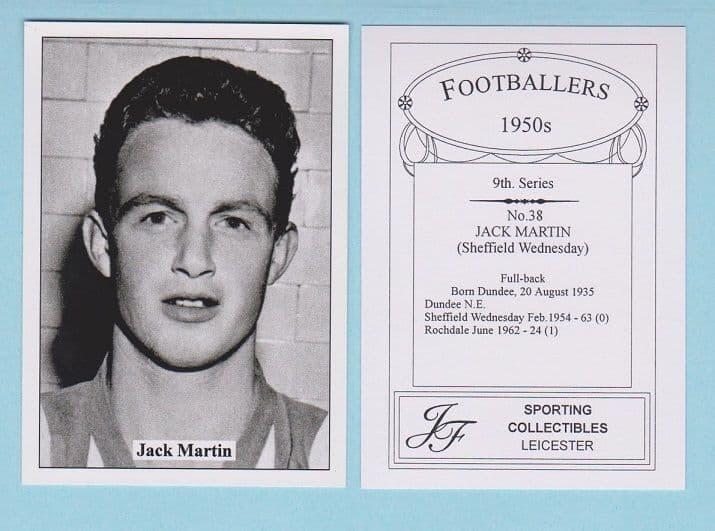Sheffield Wednesday Jack Martin 38 9