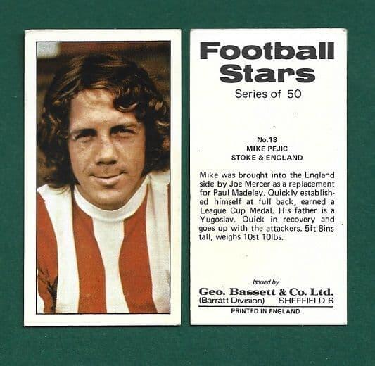 Stoke City Mike Pejic 18 BS