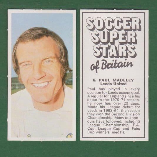 Leeds United Paul Madeley 6 SSOB