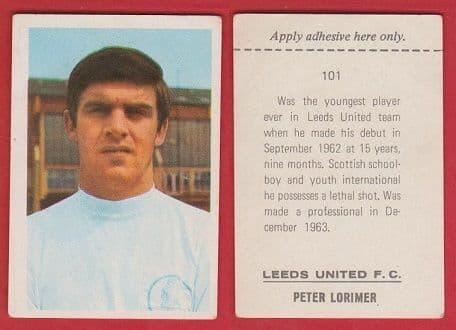 Leeds United Peter Lorimer Scotland 101