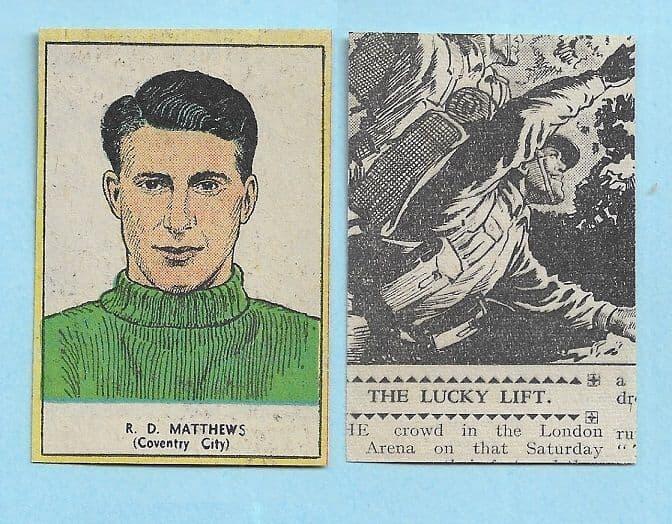 Coventry City Reg Matthews England 1955