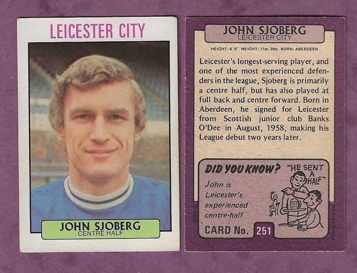 Leicester City John Sjoberg 251