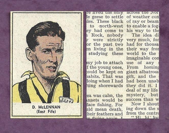 East Fife Danny McLennan 1954