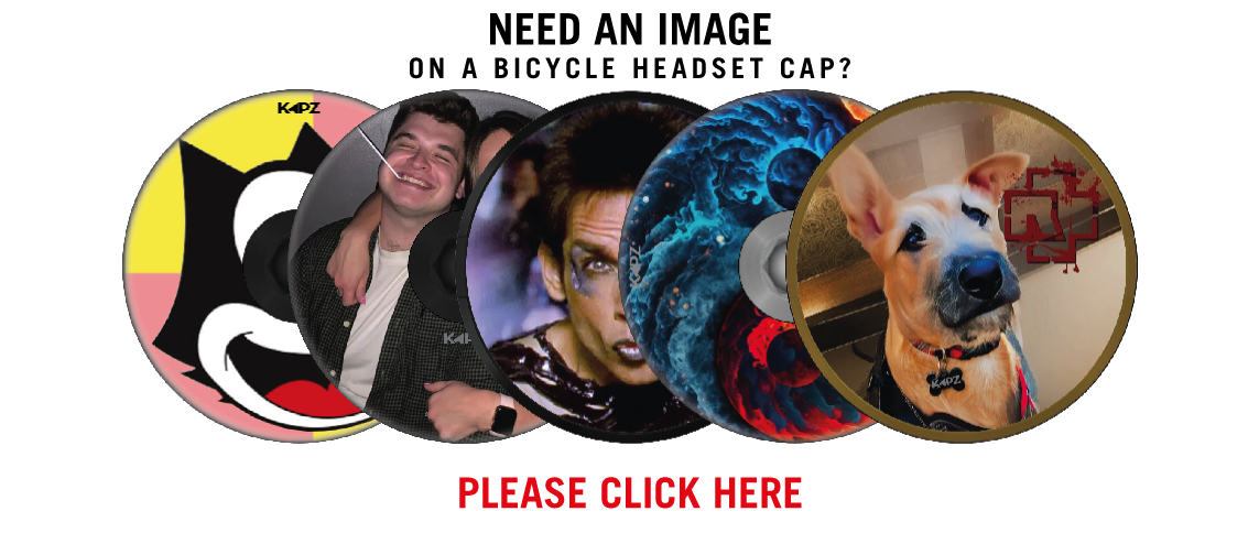 KAPZ ® custom bicycle headset top caps - bespoke personalised laser ...