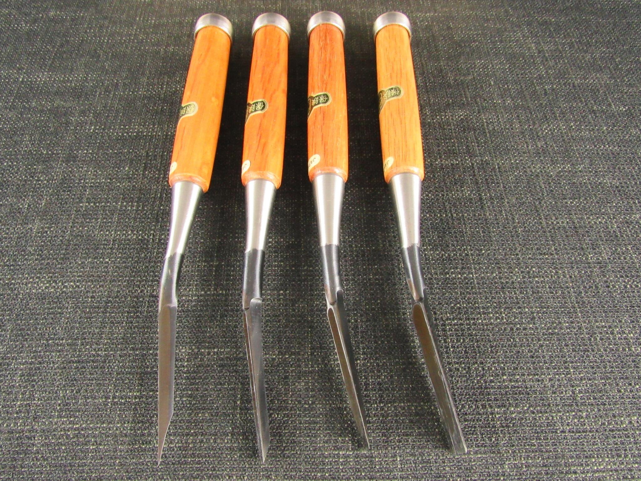 Set of 4 Japanese Chisels - Oyama City *SOLD*