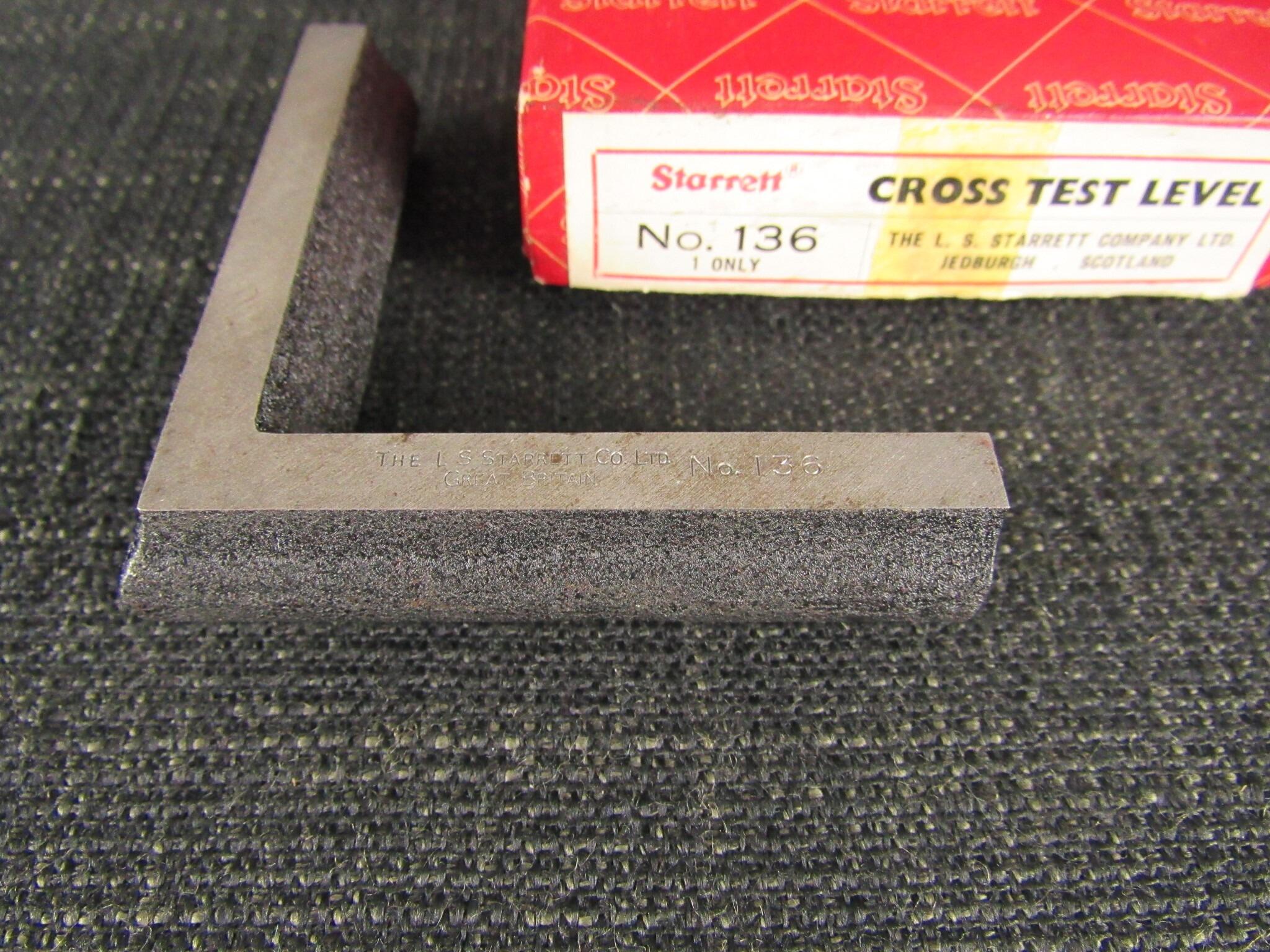 STARRETT 136 Cross Test Level *SOLD*