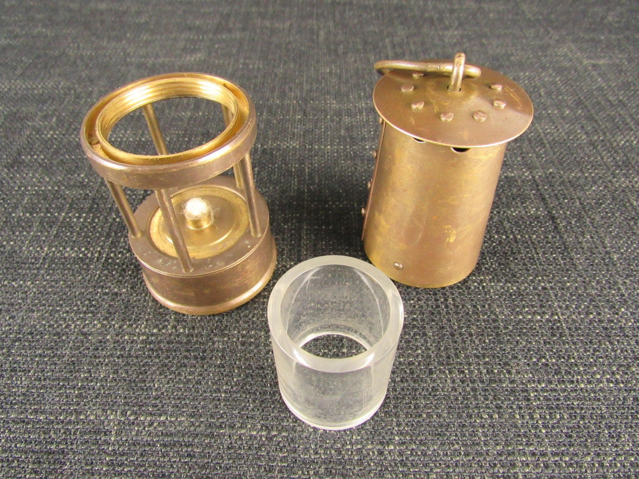 Miniature ECCLES Protector Lamp - Miners Lamp *SOLD*