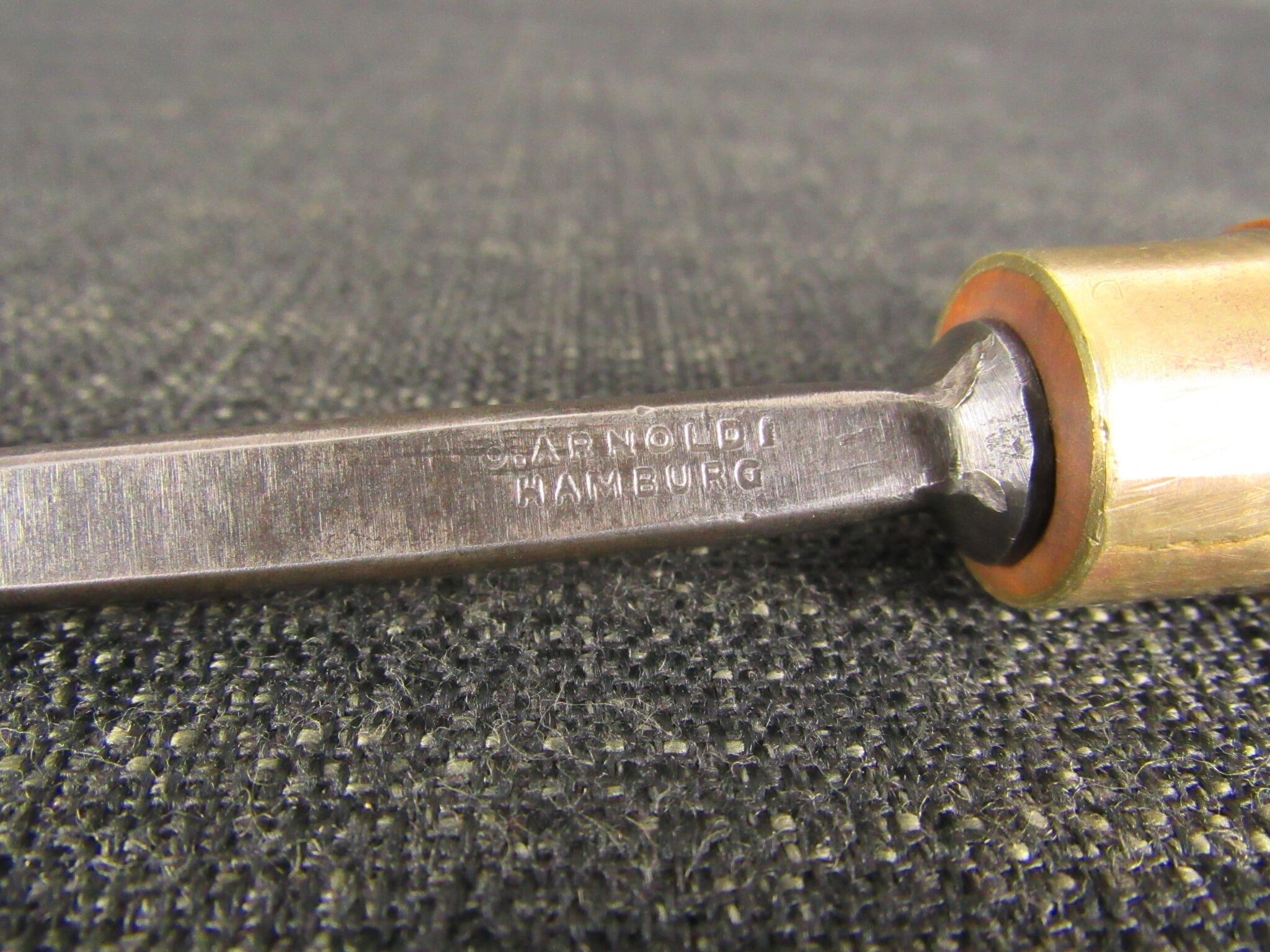 CHARLES HILL Large Spoon Carving Chisel for C Arnoldi of Hamburg - 20mm ...