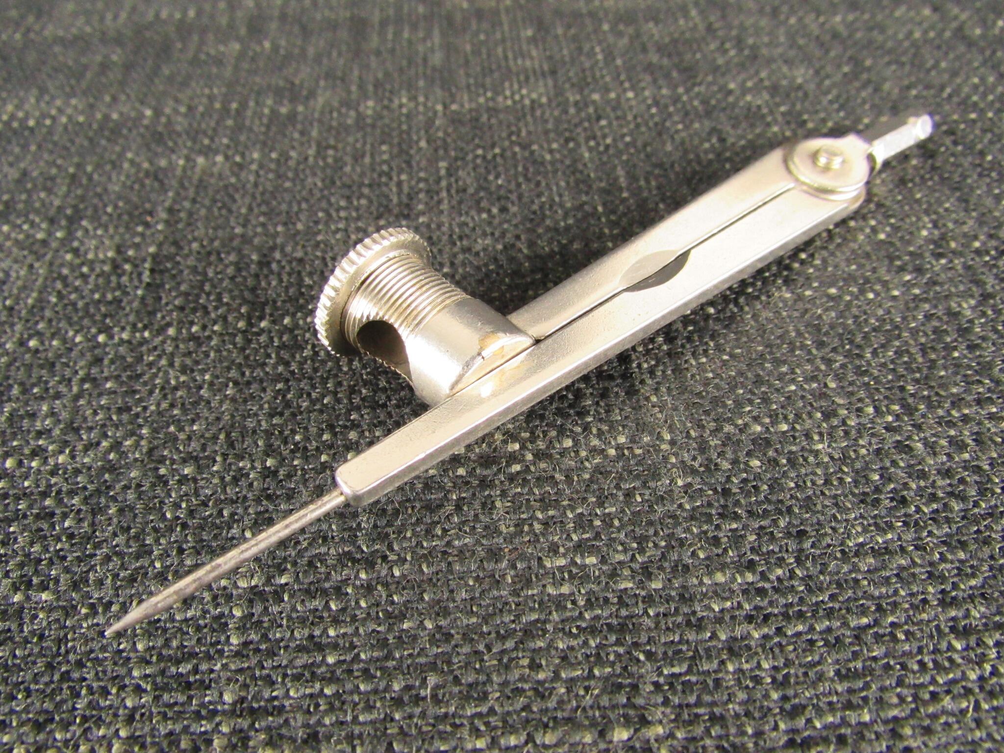HELIX Nickel Plated Brass Compass *SOLD*