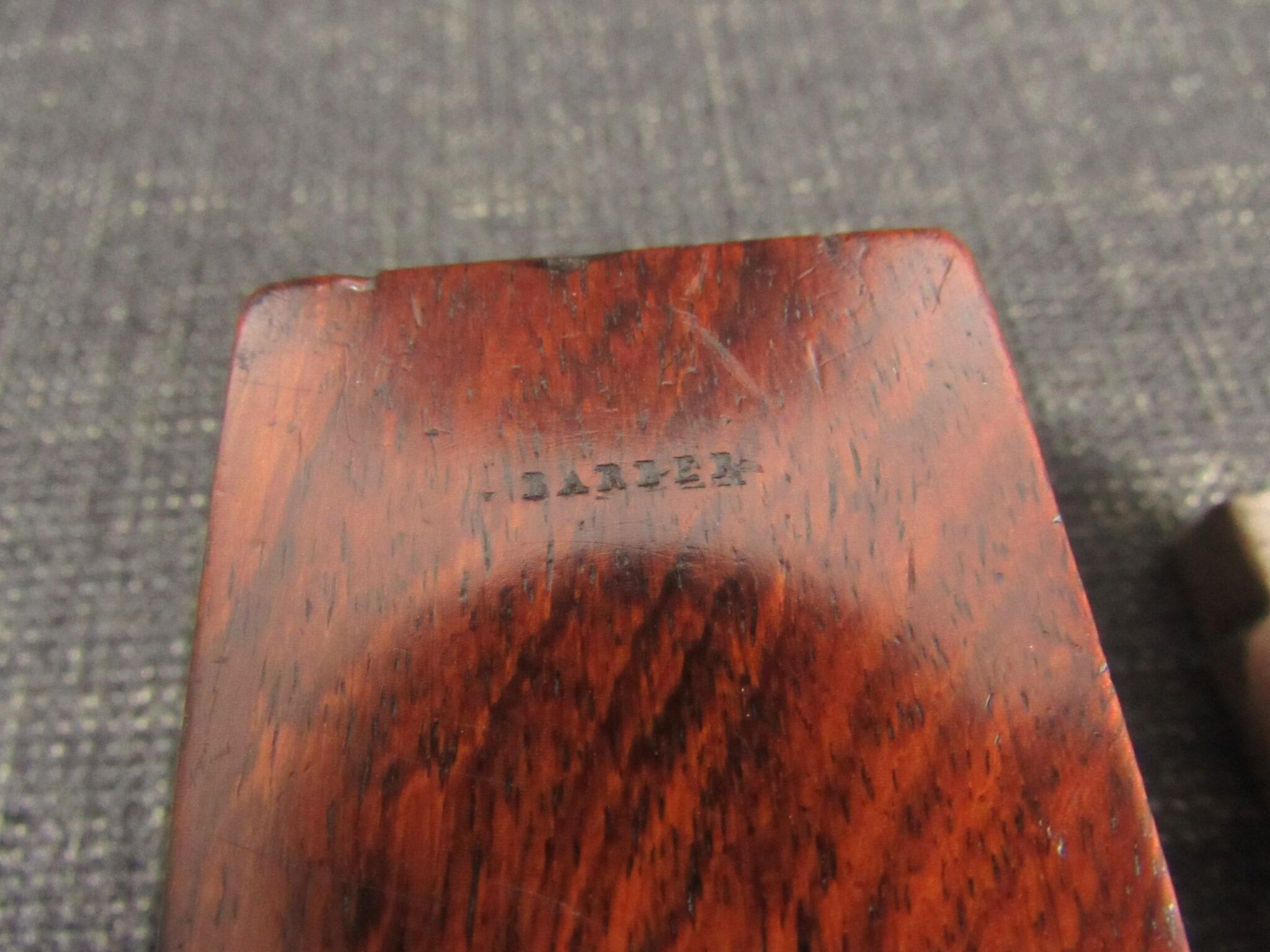 Rosewood Screw Box & Tap by BARBER - 1 inch *SOLD*