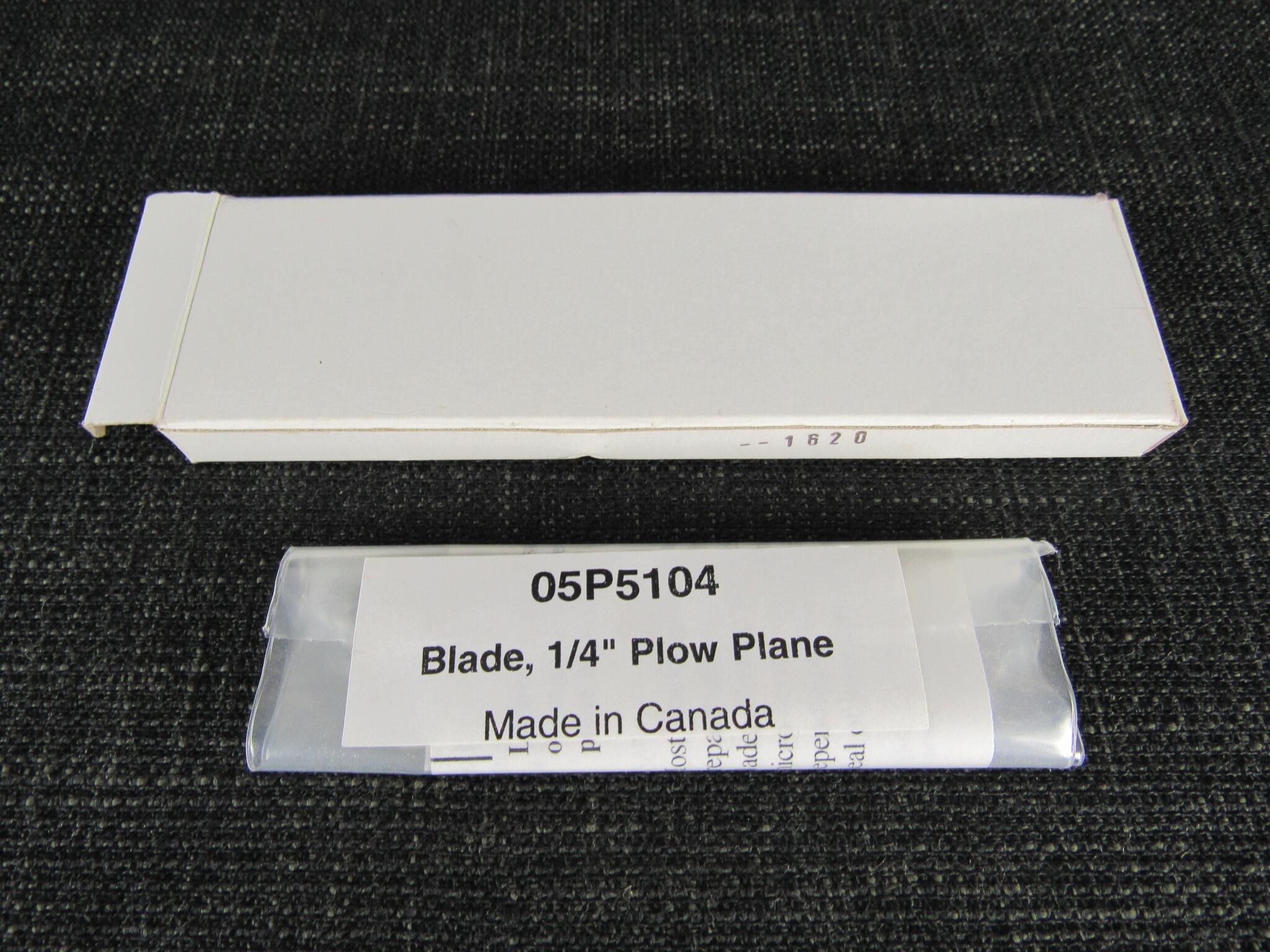 New Old Stock VERITAS 05P5104 1/4 inch A2 Plough Plane Blade *SOLD*